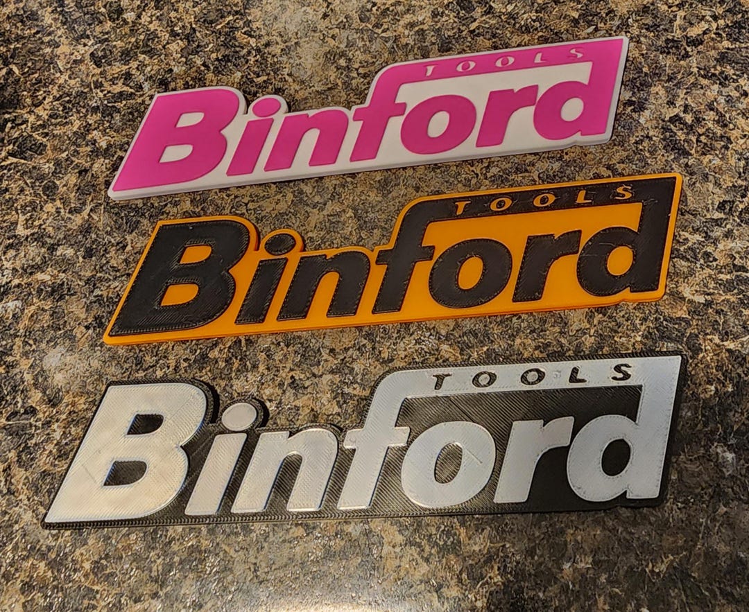 Home Improvement Tim Allen Binford Tools Toolbox Logo Badge - Magnetic ...