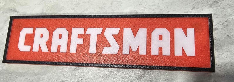 CRAFTSMAN TOOLS Toolbox Emblem Badge Fridge or Toolbox Magnet Badge ...