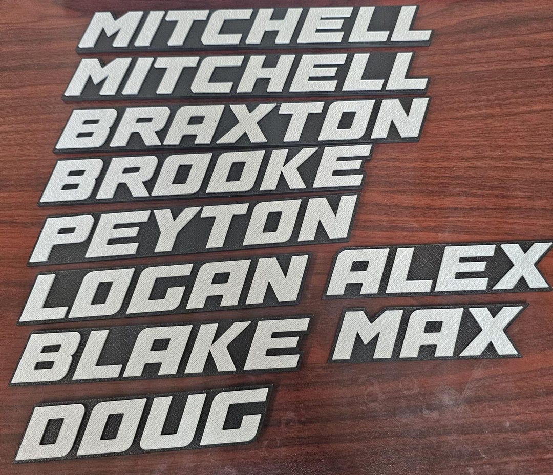 S3C - "the NAME Badge" Custom Personalized Magnetic Name Toolbox Badge ...