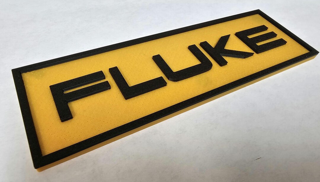 FLUKE TOOLS Magnetic Toolbox Emblem Badge Fridge or Toolbox Magnet Sign ...