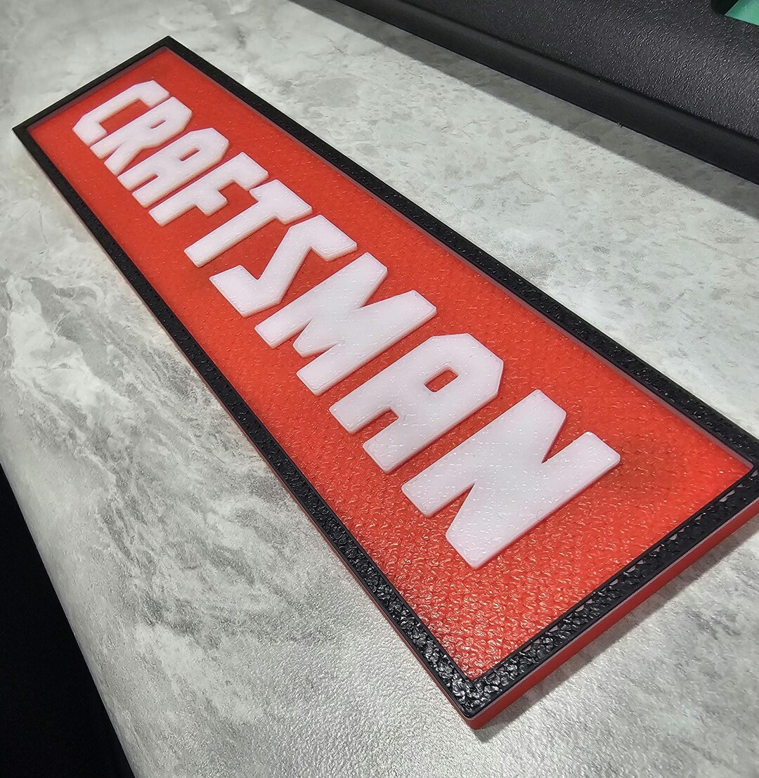 CRAFTSMAN TOOLS Toolbox Emblem Badge Fridge or Toolbox Magnet Badge ...