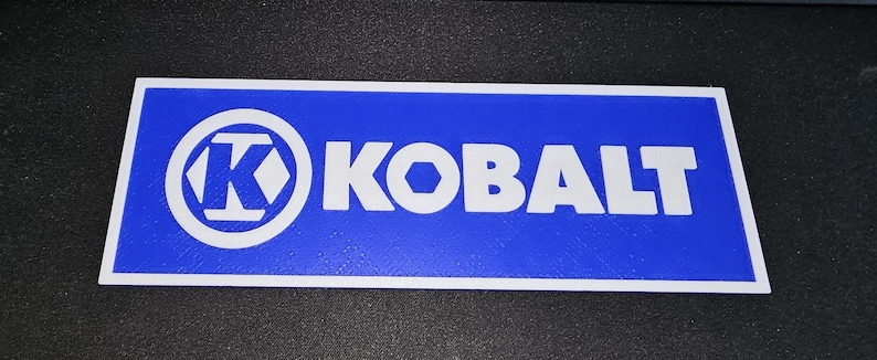KOBALT TOOLS Toolbox Emblem Badge Fridge or Toolbox Magnet Badge Sign ...