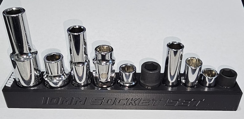 Pittsburgh 10MM Socket Organizer W/ Magnetic Base for Harbor Freight ...