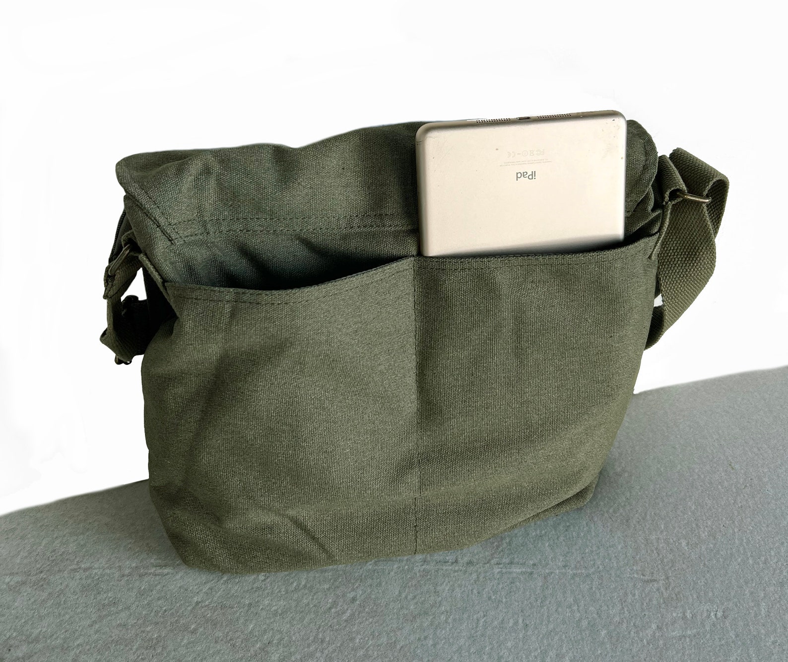 Mad Science Squid Messenger Bag KHAKI GREEN - Etsy