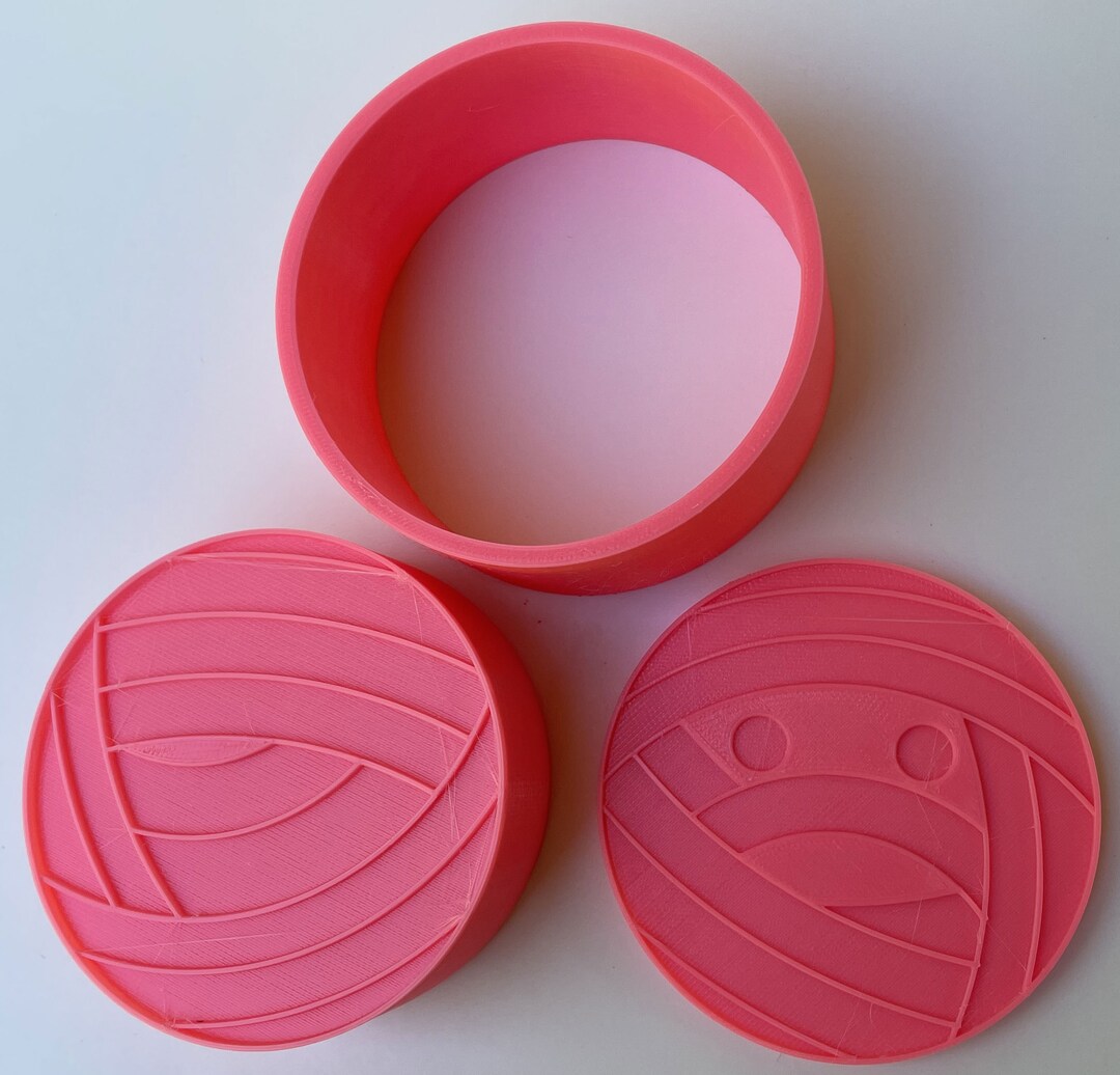 Mummy Face Round Disc Bath Bomb Mold - Etsy