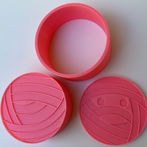 Mummy Face Round Disc Bath Bomb Mold - Etsy