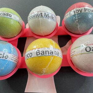 2.5" Six Cavity Round Sphere Bath Bomb Drying Tray - Etsy