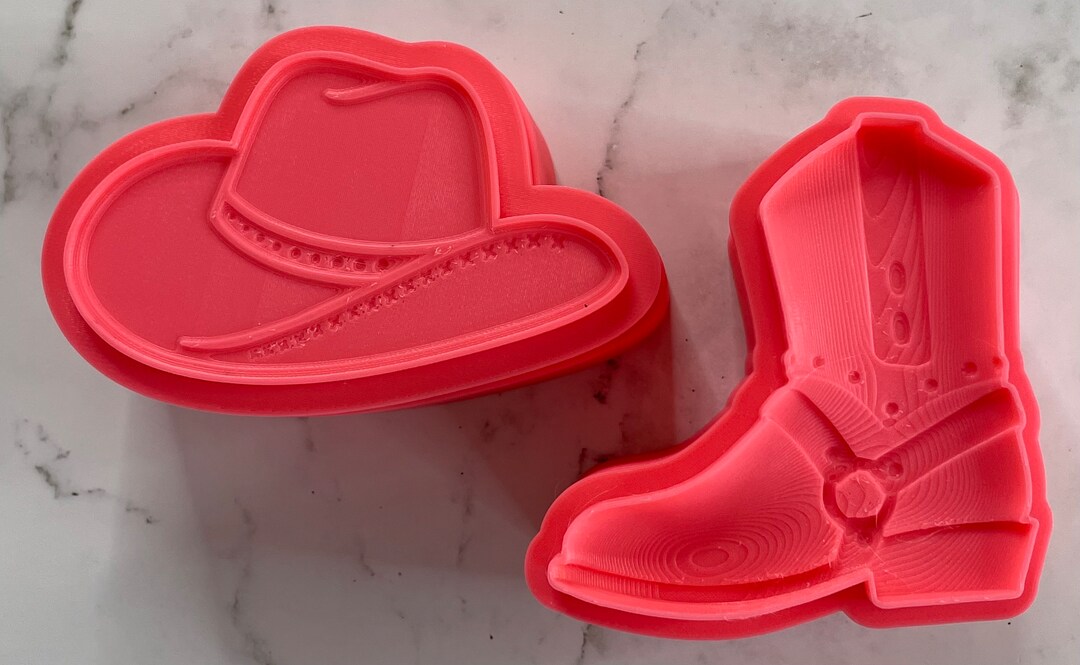 Mens Cowboy Boot Bath Bomb Mold Mens Cowboy Hat Bath Bomb Mold - Etsy