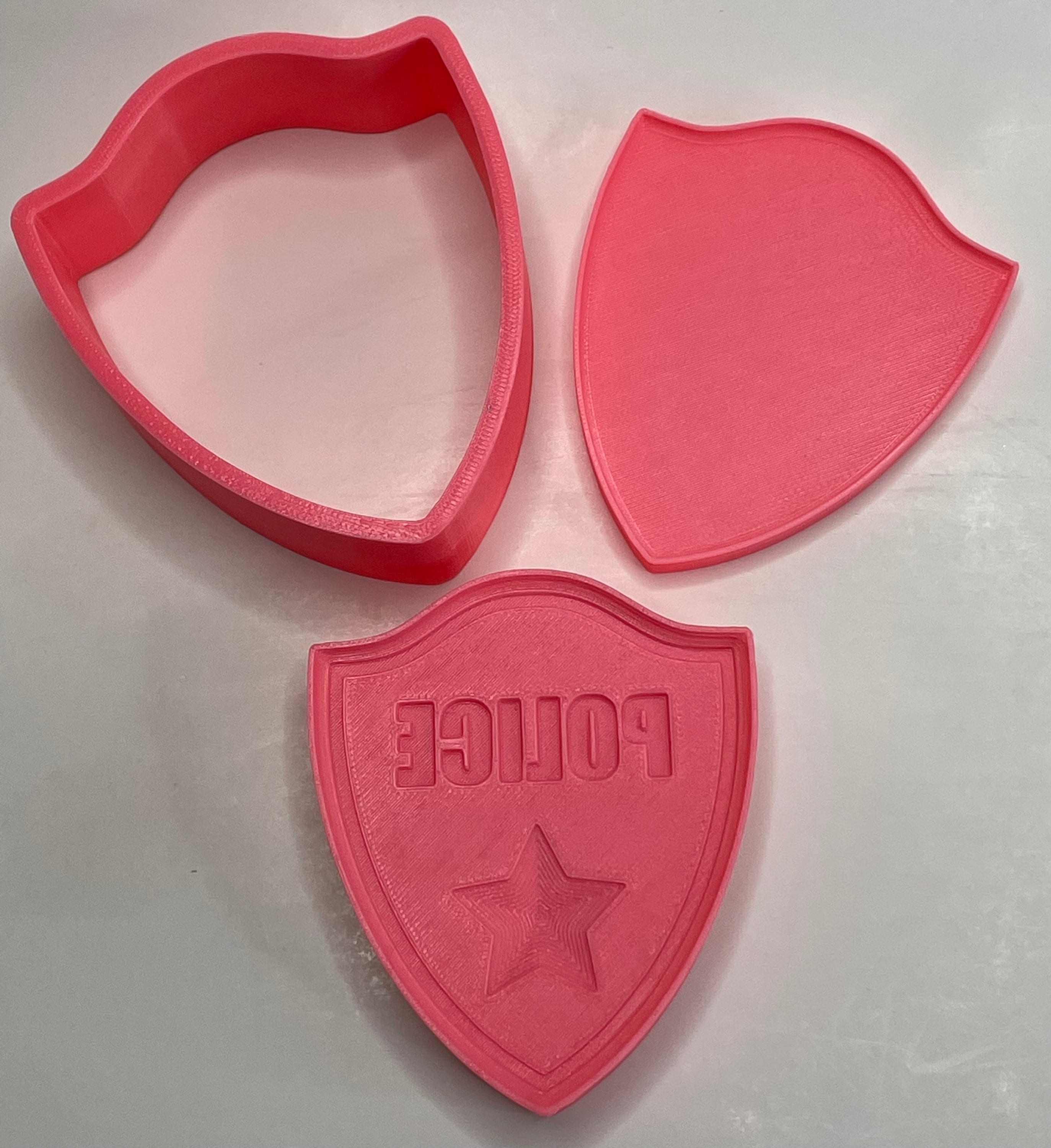 Pink Fashion Police Badge