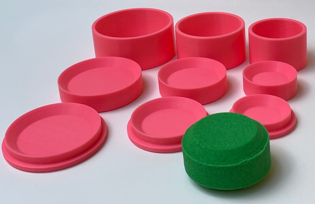 Round Tablet Bath Bomb Mold in 3 Sizes - Etsy