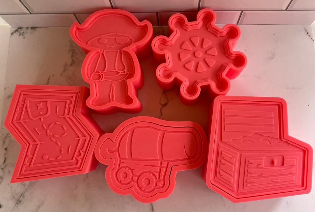 Pirate Bath Bomb Molds - Choose From Pirate, Rutter, Treasure Map ...