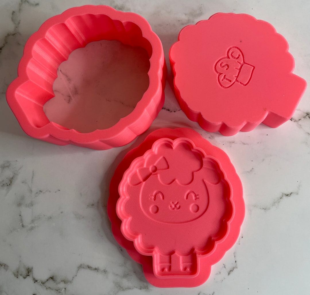Sheep Lamb Girl Bath Bomb Mold - Etsy