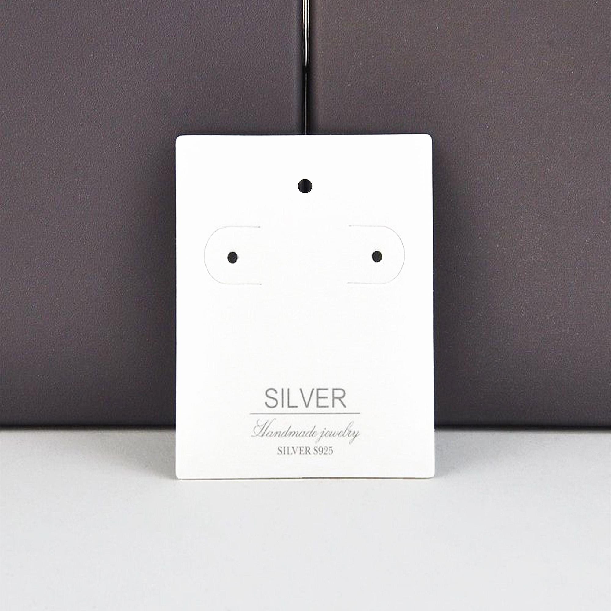 Custom Earring Cards, Personalized Jewelry Packaging Card, Custom Logo ...