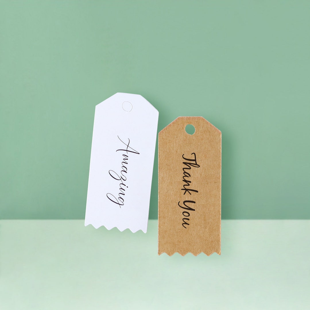 Custom Die Cut Tags, Display Tags for Gift, Handmade With Love Tags ...