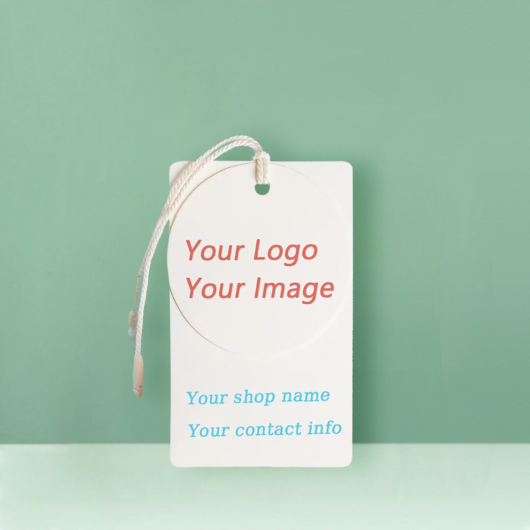 Custom Design Gift Tag Set,custom Tag Sets 2''×3.5'' Tags With 2" Round ...