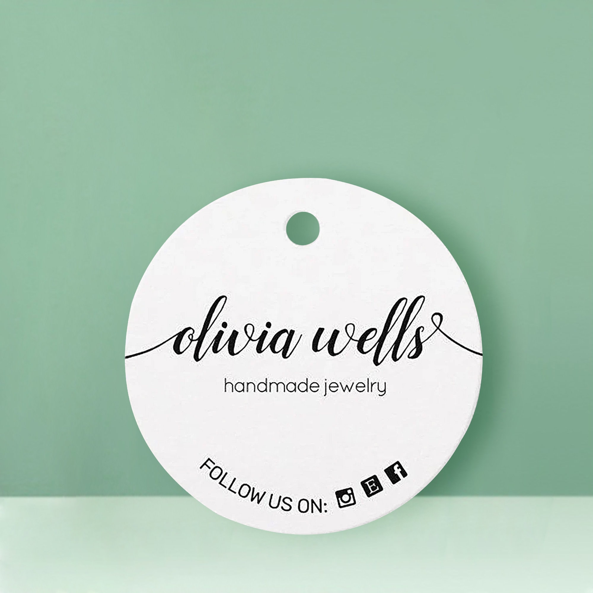 Custom Round Favor Tags, Any Color Round Tags, Personalized Round Tags ...