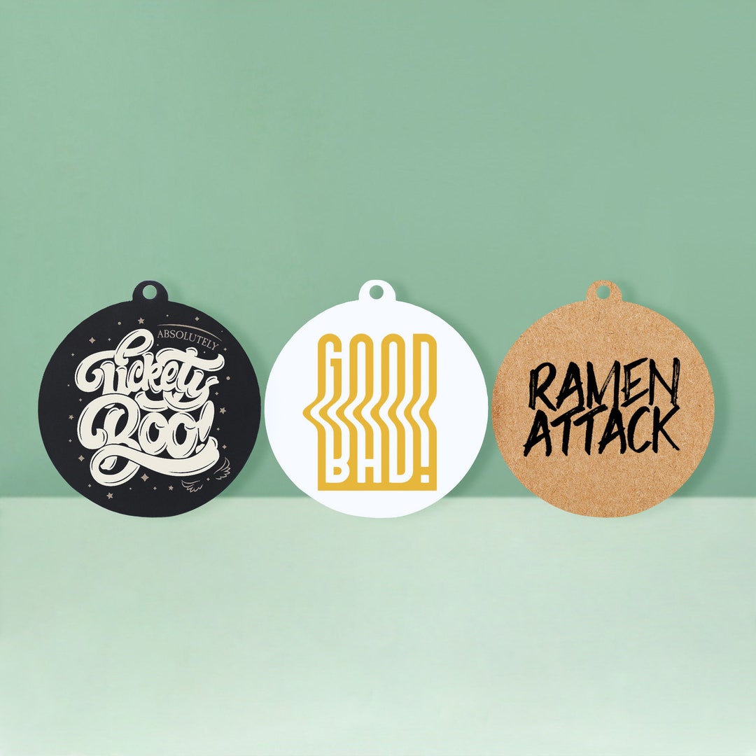 Custom Round Tags, Personalized Kraft Paper Tags, Custom Hang Tags ...