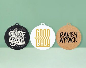 Custom Tags, Round Tags, Printed Tags, Personalized Tags, Custom Hang ...