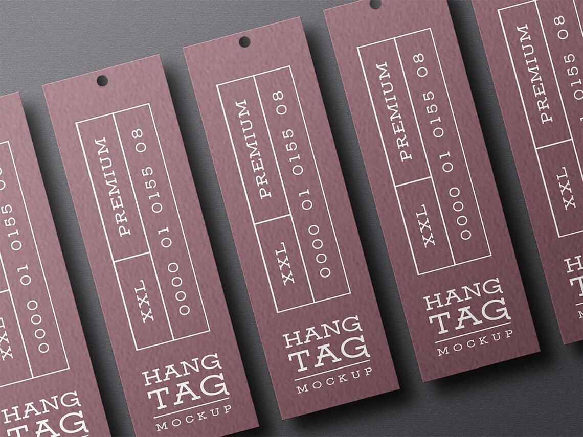 Custom Hang Tag, Custom Clothing Labels, Product Tag With String ...