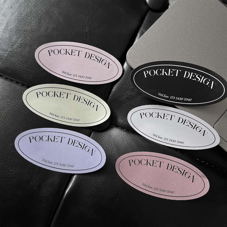 Custom Oval Stickers, Custom PVC Labels, Personalized Oval Logo ...