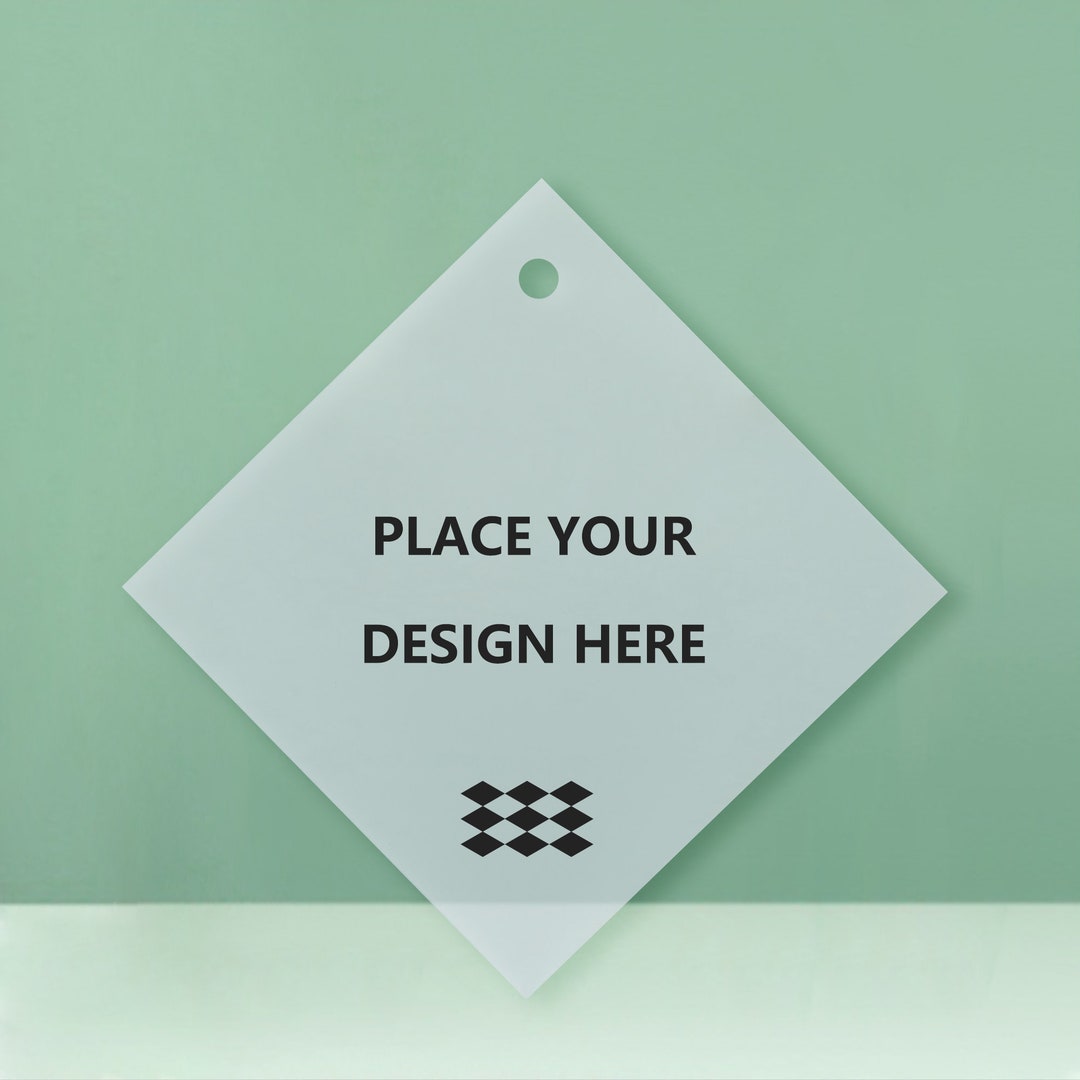 Custom Square PVC Tags, Personalized Plastic Tags With Square Corners ...