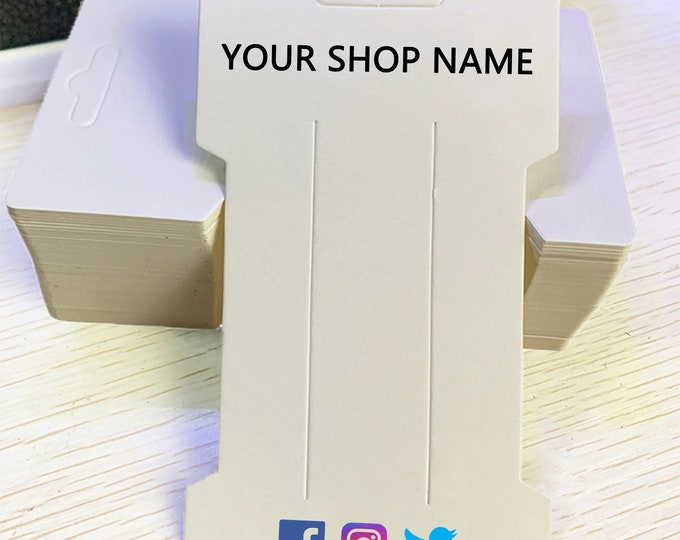 Custom Hair Accessories Display Cards, Personalized Display Card for ...
