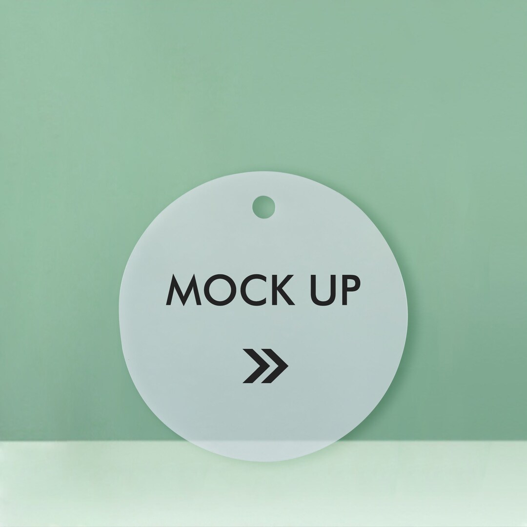 Custom Rounded Plastic Tags, PVC Circle Tags With Your Logo ...