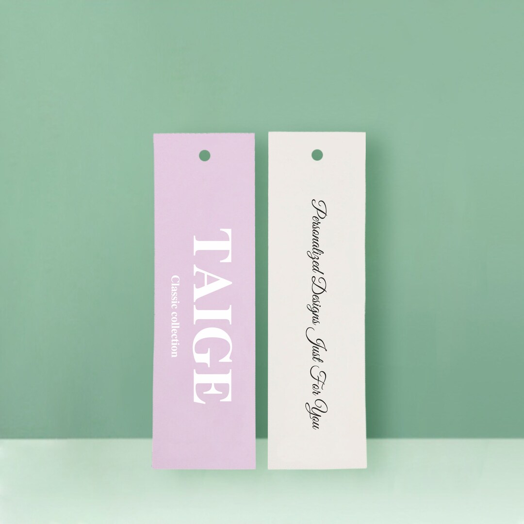 Custom 500gsm Tags, Personalized Tags for Clothing Shop, Double-side ...
