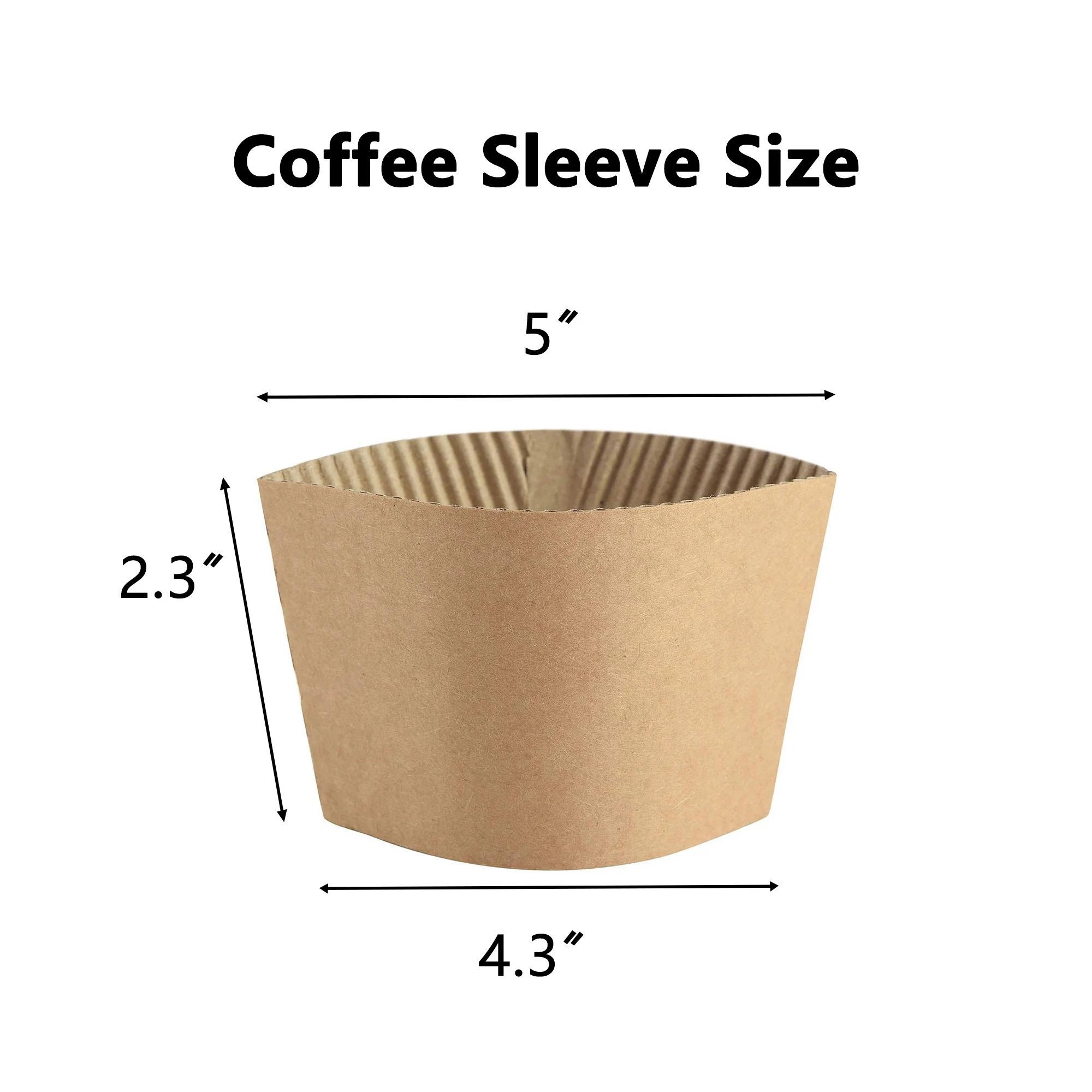 Custom Coffee Cup Sleeves, Personalized Kraft Coffee Sleeves, Baby ...