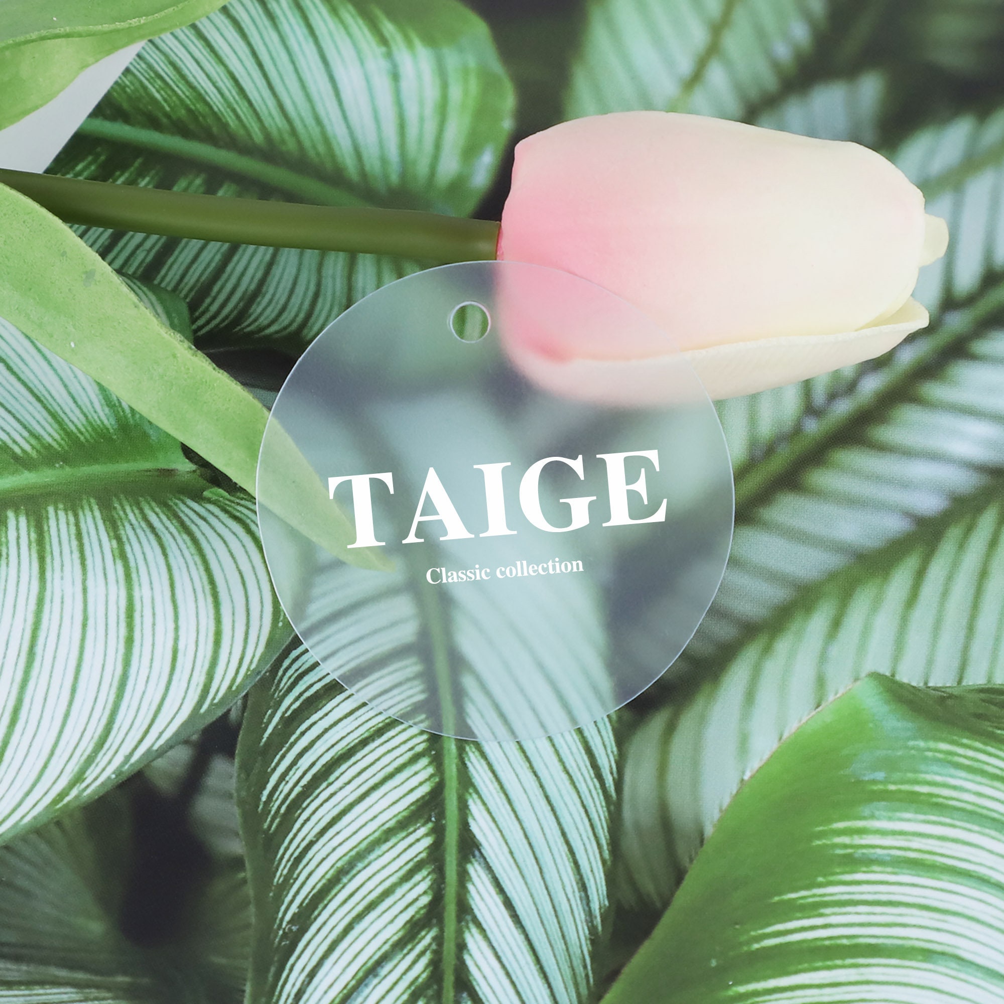 Custom Rounded Plastic Tags, PVC Circle Tags With Your Logo ...