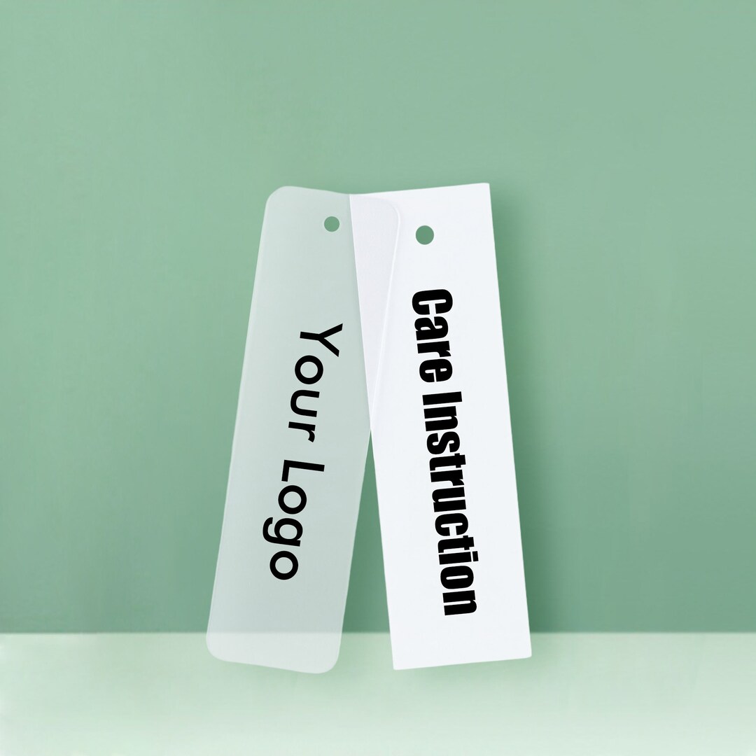 Custom Frosted Tags and Cardboard Tags, Custom PVC Tags With Round ...
