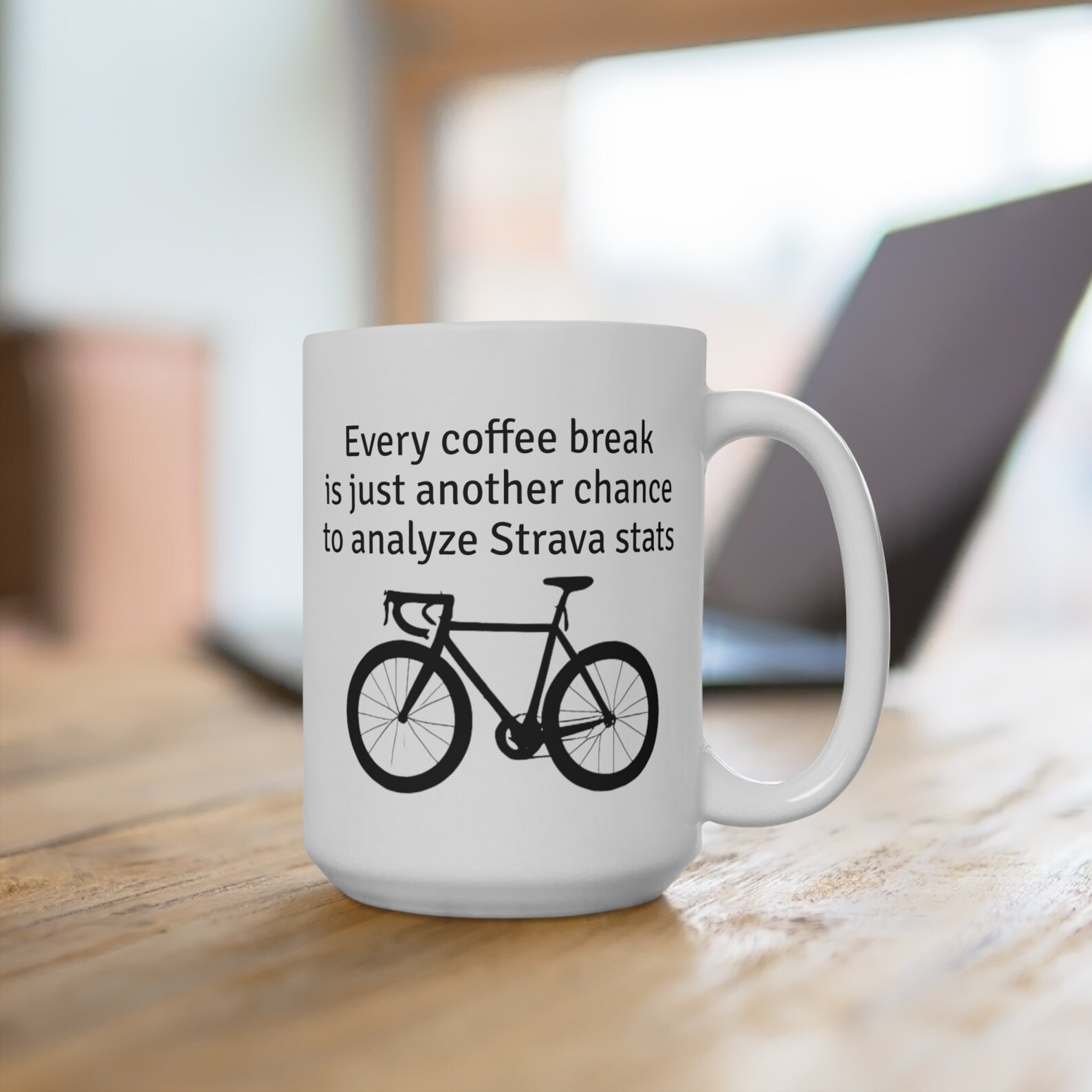 Strava Stats Analyzer - 15oz Mug for Cyclists & Coffee Lovers - Etsy