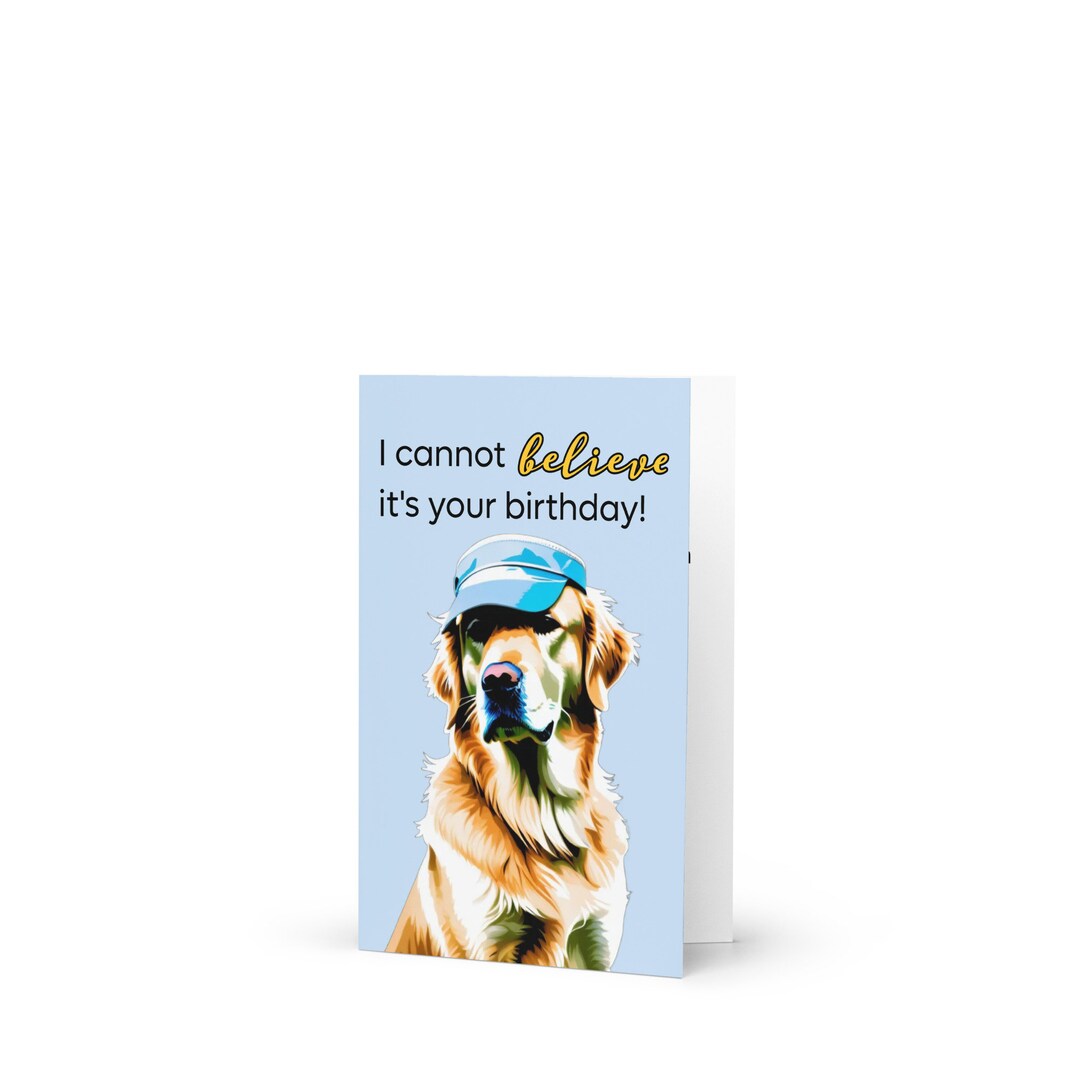 Inspired Birthday Card - Be a Goldfish & Enjoy Your Day! - Etsy
