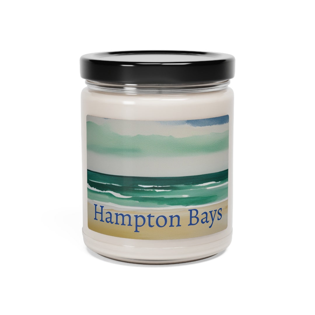 Hampton Bays - Lumient Hamptons Towns Candle Collection, Scented Soy ...