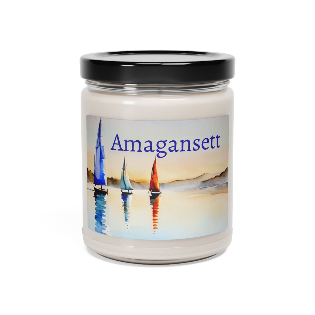 Amagansett - Lumient Hamptons Towns Candle Collection, Scented Soy ...