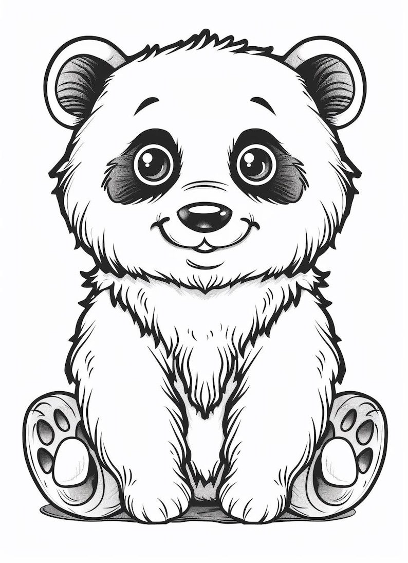Preschool Animal Coloring Pages Kids' Coloring Book for Creativity ...