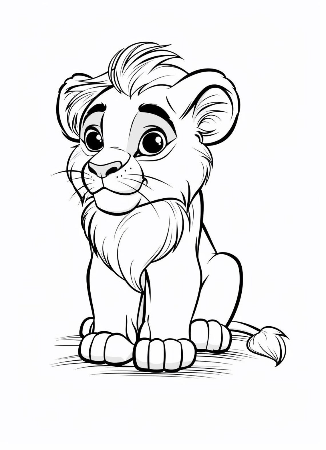 Preschool Animal Coloring Pages Kids' Coloring Book for Creativity ...