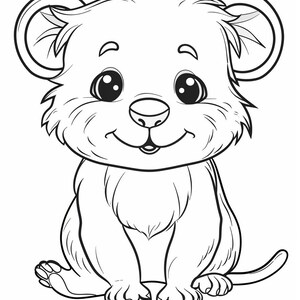 Preschool Animal Coloring Pages - Kids' Coloring Book for Creativity ...