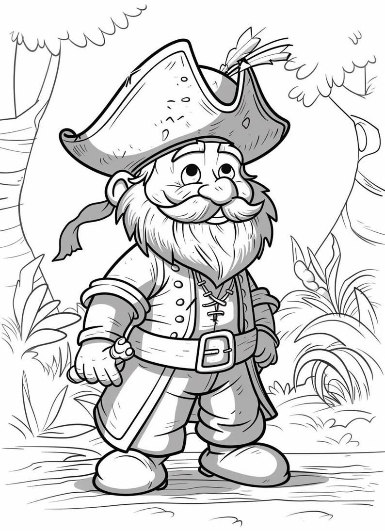 30 Pirate Coloring Pages for Kids Treasure Maps, Pirate Ship Printables ...