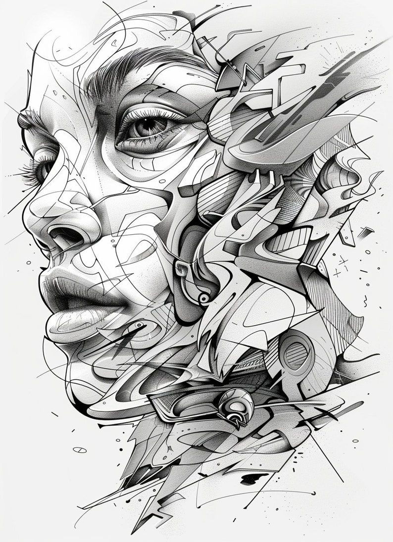 Graffiti Coloring Page: Printable Art for Adults, Urban Street Art ...