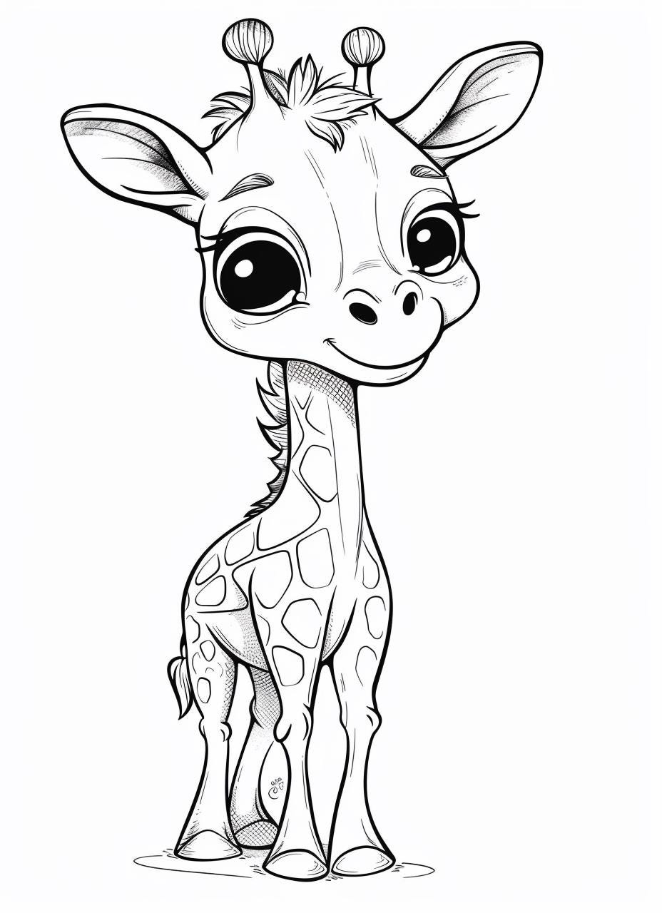Preschool Animal Coloring Pages Kids' Coloring Book for Creativity ...