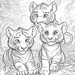 30 Wild Animals Coloring Pages Cute Printable Sheets for Adults & Kids ...