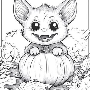 Halloween Coloring Pages for Kids: 30 Creepy Drawings for Fun, Stress ...