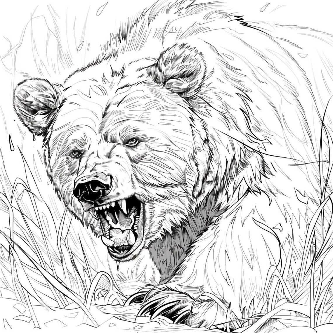 30 Wild Animals Coloring Pages Cute Printable Sheets for Adults & Kids ...