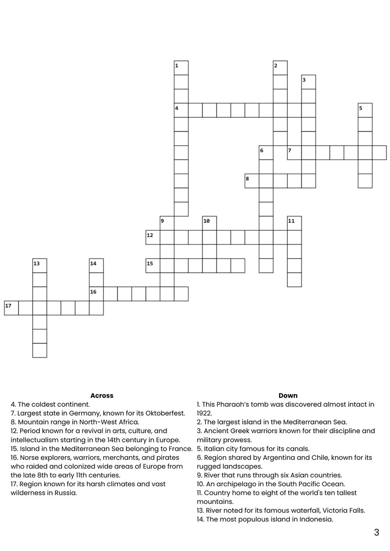 Crossword Puzzles: 20 Unique & Brain Tickling Challenges - Etsy