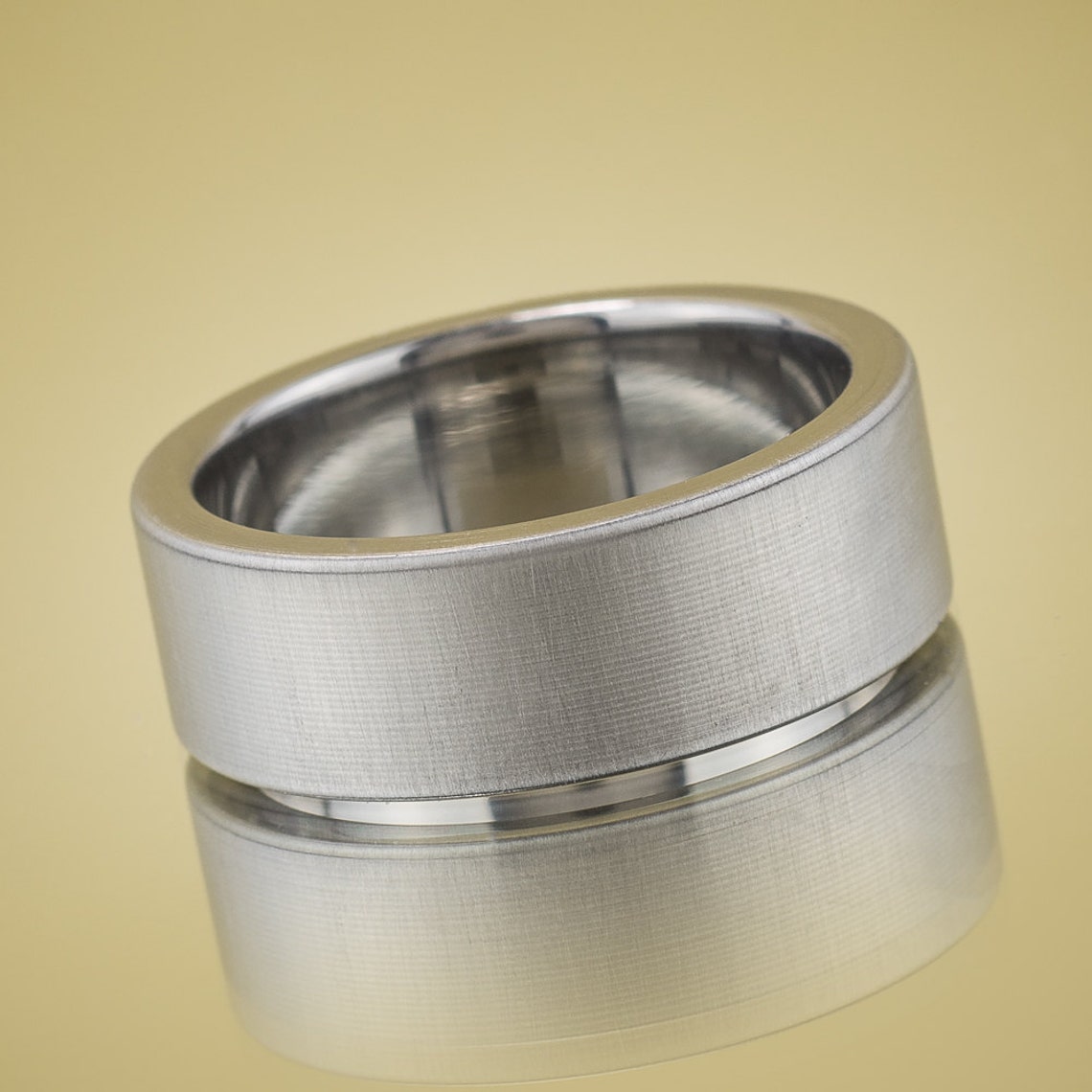 Brushed Inconel Wedding Band | Etsy