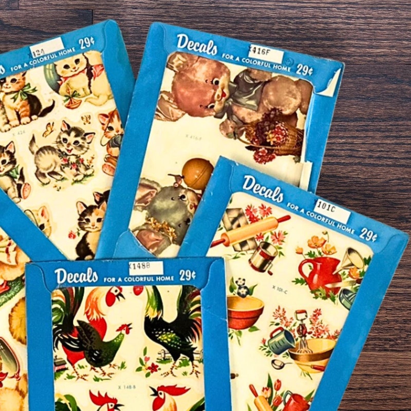 Vintage Decals - Etsy