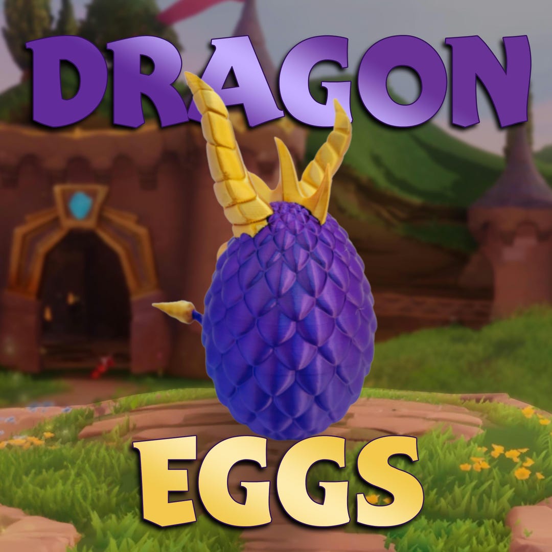 Spyro Reignited Deluxe Dragon Eggs - Etsy UK
