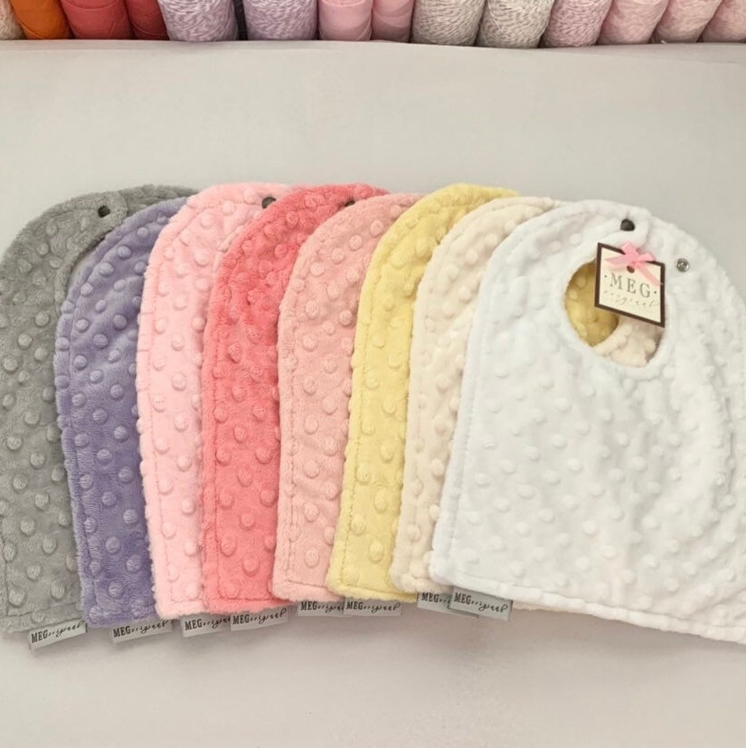 Special Needs Children, Youth, & Adult Minky Dot Snap Bibs, Your Choice ...
