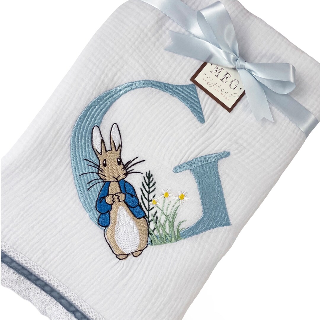 Peter Rabbit Baby Swaddle Blanket Shower Gift { Heirloom Collection ...